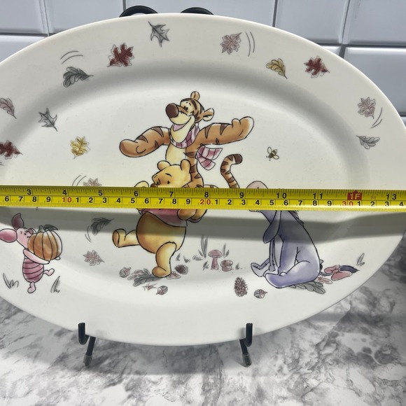 Disney | Dining | Winnie The Pooh Fall Leaves Serving Platter Pooh ...